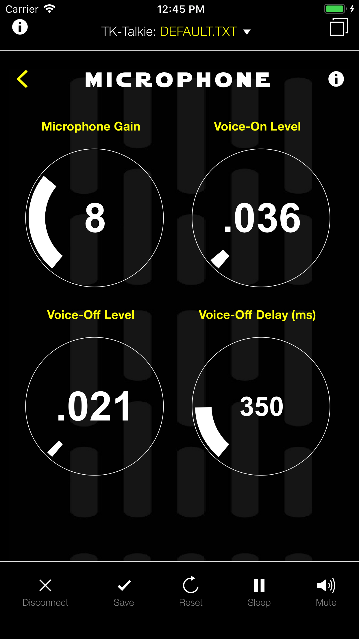 TK-Talkie: Costuming Voice Effects